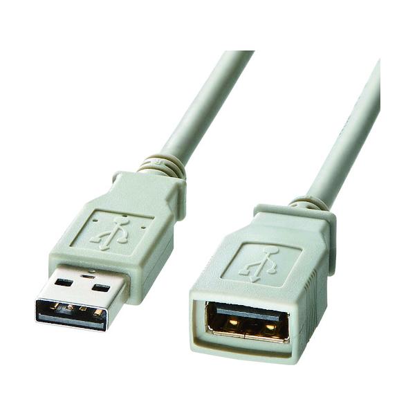 【仕様】●コネクタ形状：USBAコネクタオス-USBAコネクタメス●ケーブル直径(mm)：5●ケーブル長(m)：1●ケーブル規格(UL)：UL20276●結線：ストレート全結線【型番】KB-USB-E1K2　/　KBUSBE1K2【商品コー...