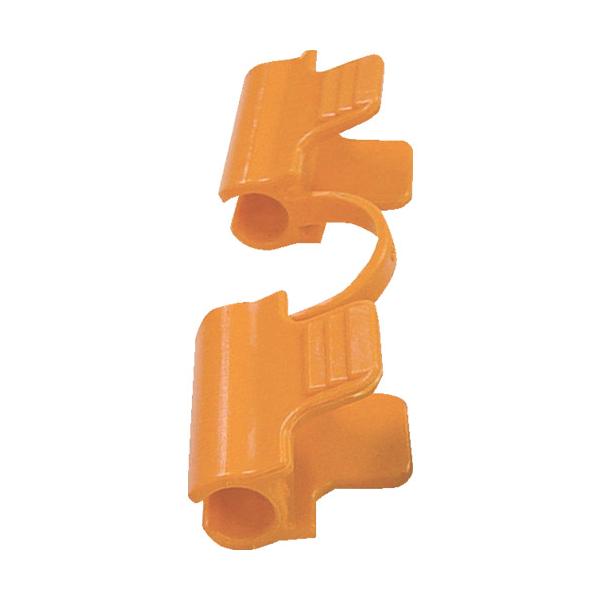 【仕様】●長さ(mm)：110●色：オレンジ●奥行(mm)：20●高さ(mm)：32●適合支柱サイズ(mm)：11●シート固定や換気がカンタン【型番】32300【商品コード】2026117※お問い合わせの際はこちらの商品コードをお伝えください