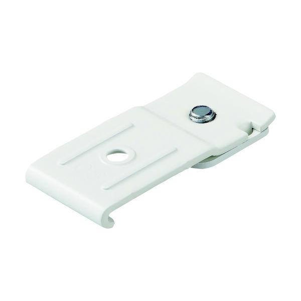 【仕様】●品名：D30 天井Sブラケット　ホワイト●適合レール：D30レール●寸法(mm)：12×55×25●取付穴径(mm)：Φ4.2サラ【型番】12T51WH【商品コード】2026137※お問い合わせの際はこちらの商品コードをお伝えください