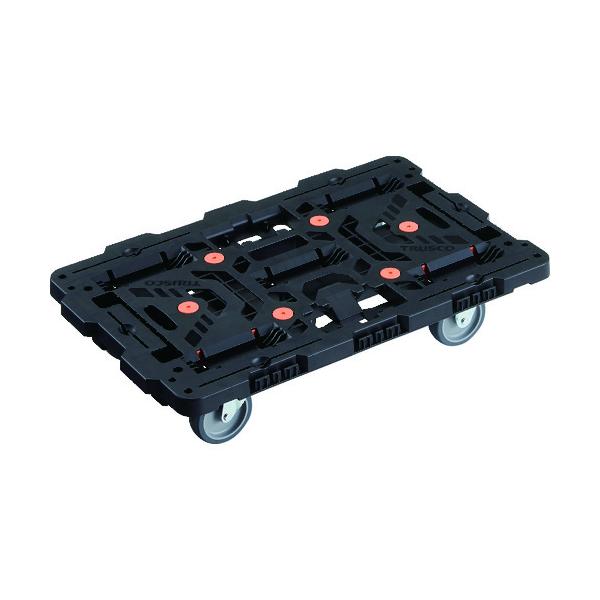 【仕様】●均等荷重(kg)：250●色：ブラック●長さ(mm)：700●幅(mm)：450●高さ(mm)：150●キャスター径(mm)：100●完成品●自在キャスター3個、固定キャスター2個●平台車●均等荷重：250kg【型番】BT700J...