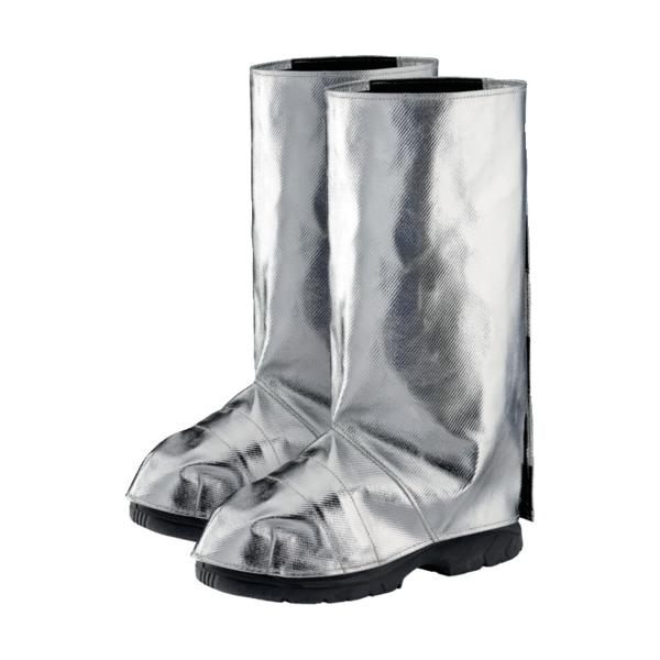 【仕様】●色：シルバー●サイズ：ＬＬ●丈(cm)：35●足まわり(cm)：37●厚さ(mm)：1.0●耐熱温度範囲(℃)：放射熱0〜1000●ISO11612準拠●生地厚さ：約0.9mm●耐熱温度範囲：放射熱0〜1000℃●適応靴サイズ目安...