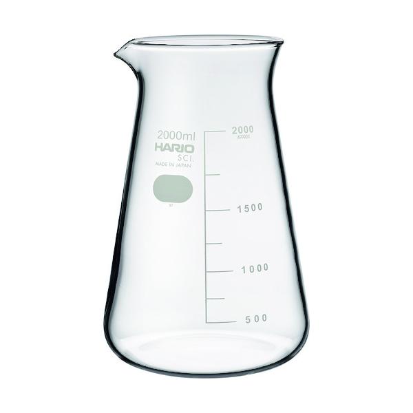 【仕様】●容量(ml)：2000●目盛間隔(ml)：250●外径(mm)：150●高さ(mm)：230●色：透明●タイプ：手無し●全高(mm)：230●最小外径(mm)：約96●最大外径(mm)：150●口細タイプ●耐熱・耐薬品性のガラス素...
