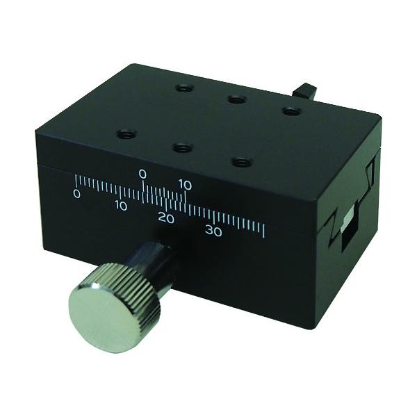 【仕様】●ステージ面(mm)：40×60●移動量(mm)：±15●水平耐荷重(N)：39.2●真直度(μm)：50●真直度(mm)：0.05●運動時平行度(mm)：0.05●タイプ：Ｘステージ●クランプ方式：ねじ式●操作部取付位置：片ハンド...