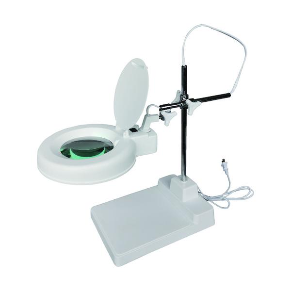 【仕様】●倍率(倍)：3●レンズ寸法(mm)：127●消費電力(W)：5●光源：SMD LED●電源(V)：100-240●幅(mm)：210●奥行(mm)：310●高さ(mm)：440●電源コード長さ(m)：約1.5●標準消費電力料金：0...