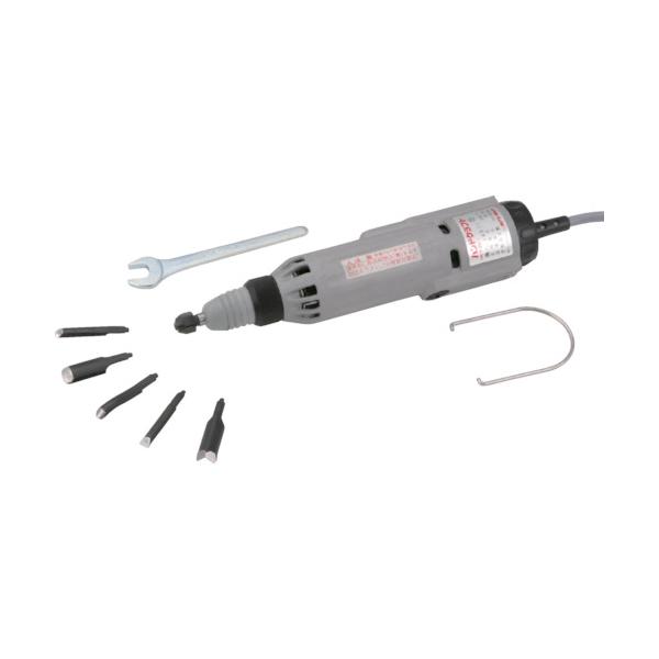 【仕様】●振動数(min［［の−１乗］］)：12000●電源(V)：AC100●電源コード長さ(m)：2●外径(mm)：44●消費電力(W)：80●全長(mm)：235●機能・特性(回/分)：振動数12000●機能：振動のみ●取付可能刃厚(...