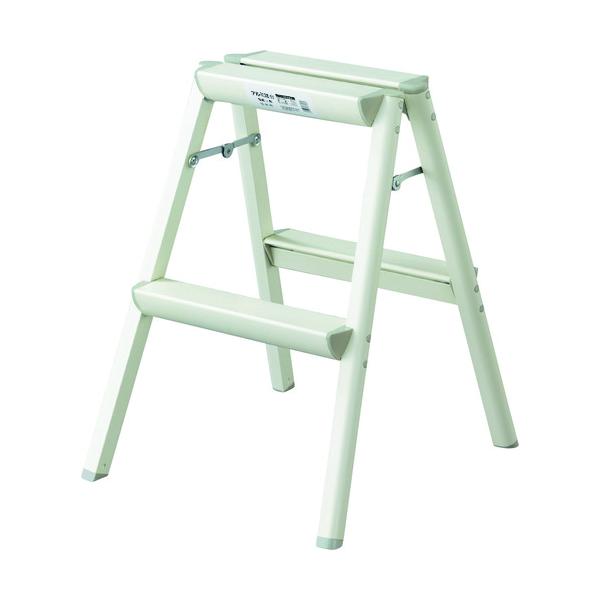 【仕様】●最大使用質量(kg)：100●天板高さ(m)：0.56●天板寸法(mm)：259×169●段数(段)：2●踏ざん踏面幅(mm)：70●色：白●収納時全長(m)：0.60●Aマーク認定品●折りたたみ式●完成品●踏ざん踏面幅：70mm...