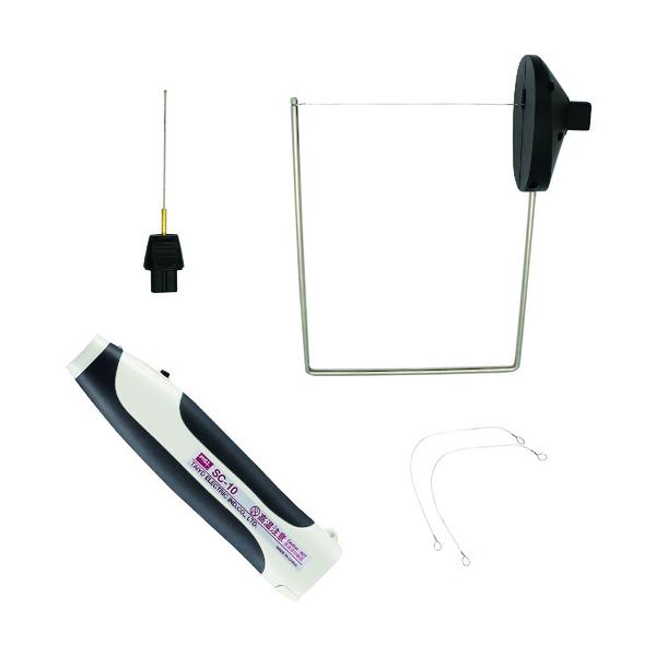 【仕様】●電源(V)：6●消費電力(W)：9●有効切断寸法(mm)厚さ×奥行：110×140●最高温度(℃)：300●タイプ：電池4本式●品名：電池4本式発泡スチロールカッター●電源：アルカリ単３電池×4本（別売）●切断能力：発泡スチロール...