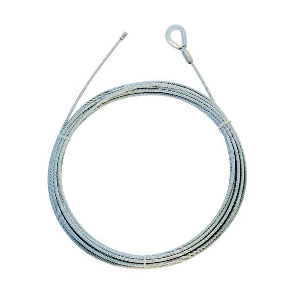 【仕様】●ワイヤ径×長さ(mm×m)：4×10●適合機種：ECW100●電動ウインチの交換用ワイヤー●先端アイ加工【型番】KW10【商品コード】2173480※お問い合わせの際はこちらの商品コードをお伝えください