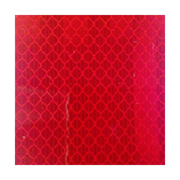 【仕様】●色：レッド●縦(mm)：227●横(mm)：227●厚さ(mm)：0.35●反射性能(cpl)：150●表示内容：反射シート●カプセルレンズ型●取付方法：貼付タイプ(のり付け・はく離紙付)●反射性能：ホワイト450cpl、イエロー...