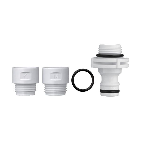 【仕様】●適合コネクタ：タカギ製コネクタ全種類●高さ(mm)：43●取り付けねじ：G1/2管用平行メスネジ、M22×2メスネジ、W23山14メスネジ●2年間保証付●次のメーカーはアダプターなしで取り付け可能【タカギ・TOTO・LIXIL(I...