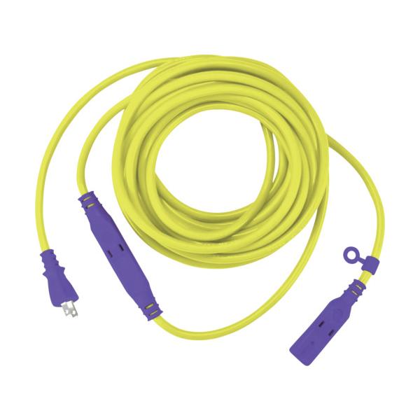 【仕様】●電線仕様長さ(m)：10●電線仕様太さ(［［ＭＭ２］］)：1.25●電線仕様芯数(C)：2●コンセント仕様定格：15●コンセント仕様形状：A●コンセント仕様個数：7●色：イエロー●セブンタップコード　10m●タップ7個付き【型番】...