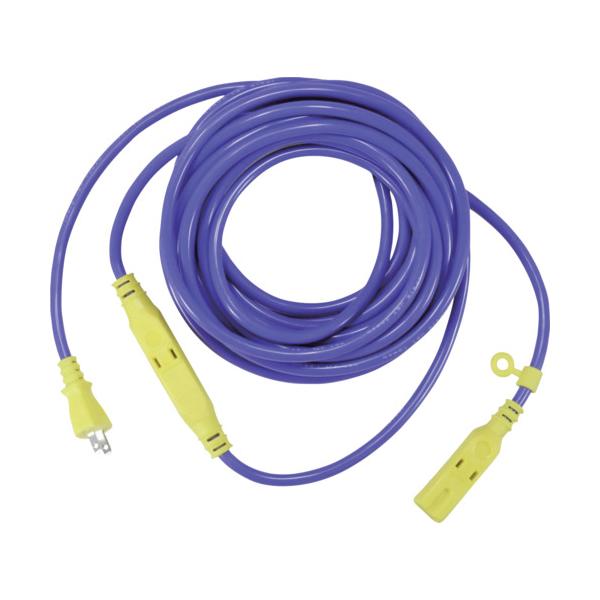 【仕様】●電線仕様長さ(m)：10●電線仕様太さ(［［ＭＭ２］］)：1.25●電線仕様芯数(C)：2●コンセント仕様定格：15●コンセント仕様形状：A●コンセント仕様個数：7●色：パープル●セブンタップコード　10m●タップ7個付き【型番】...