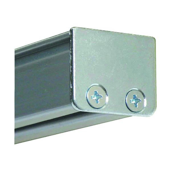 【仕様】●品名：エンドキャップ●適合レール：レクト30●高さ(mm)：25.0●幅(mm)：30.0●板厚(mm)：2.3●取付け穴(mm)：φ3.8●レクト30型アルミレール専用部品。●レール端部にもサイドポールを吊る場合に使用するエンド...