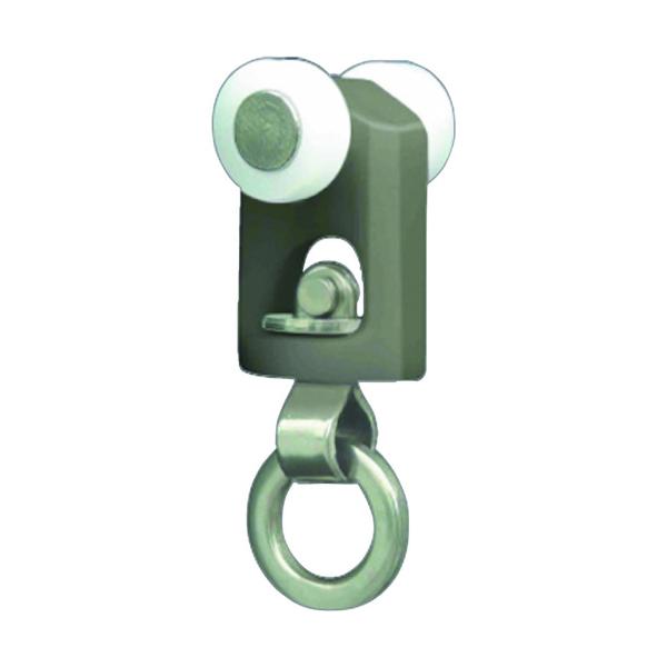 【仕様】●品名：ランナー●適合レール：レクト30●最大荷重(kg)：15●許容荷重(kg)：15●レール下端からカン下寸法(mm)：31.0●幅(mm)：20.0●環の内径(mm)：11.0●コマ径(mm)：φ13.0●レクト30型用ランナ...