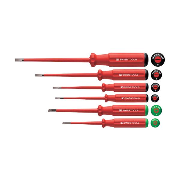 【仕様】●セット内容：絶縁スリムマイナスドライバー(5100SL-2・3・4・5)、絶縁スリムポジドライバー(5192SL-1・2)●セット内容(点)：6●セット内容(本)：6IEC/EN60900●絶縁スリムハンドル●セットサイズ：-3....