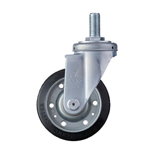 【仕様】●許容荷重(daN)：150●許容荷重(kgf)：153●車輪径D(mm)：125●車輪幅(mm)：38●取付高H(mm)：173●軸長L(mm)：40●ねじT：M20●ねじピッチ(mm)：2.5●タイプ：自在式●許容荷重(N)：1...