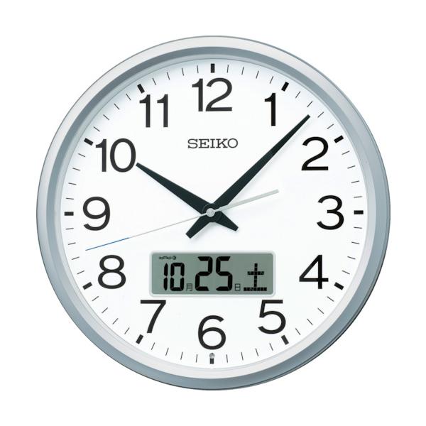 【仕様】●直径(mm)：350●厚さ(mm)：68●電源：単3アルカリ乾電池×3本、単2アルカリ乾電池×2本（付属）●電波：○●色：銀色●電源(V)：単3アルカリ乾電池×3本、単2アルカリ乾電池×2本（付属）●プラスチック枠●前面ガラス●電...