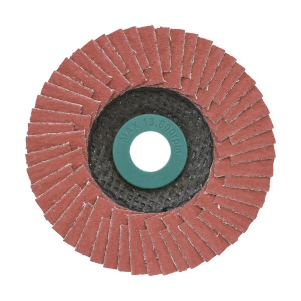 【仕様】●粒度(#)：80●外径(mm)：100●羽根長さ(mm)：23●穴径(mm)：15●砥材：セラミック●最高使用回転数(rpm)：13600●羽根枚数(枚)：50●使用工具：100mmディスクグラインダー【型番】NMF10015CE...