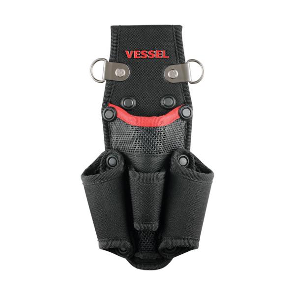 【仕様】●色：黒●形状：ドライバー2本、ペンチ2本差し●幅(mm)：120●奥行(mm)：50●高さ(mm)：250●ベルト通し幅(mm)：60●ベルト通し幅：60mm●Dリング付【メーカー】ベッセル　/　VESSEL【型番】TPH-40　...