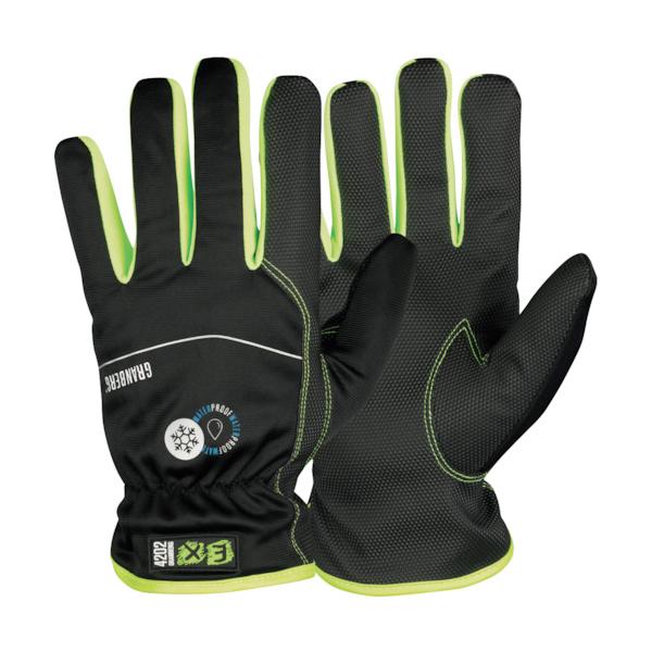 【仕様】●色：ブラック、ハイビズグリーン●サイズ：M●全長(cm)：23.2●手のひら周り(cm)：22.0●中指長さ(cm)：7.8●厚さ(mm)：2.1●リストカラー：ブラック、ハイビズグリーン●EN388:2016：3111X●防寒規...