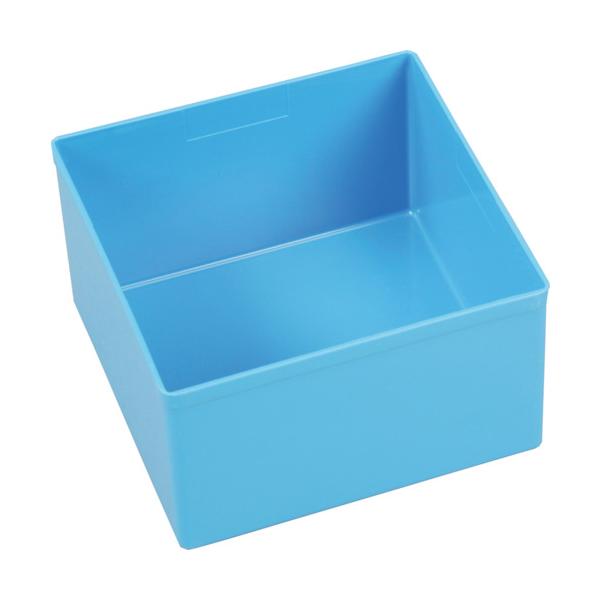 【仕様】●色：青●外形寸法(mm)間口：108●外形寸法(mm)奥行：108●外形寸法(mm)高さ：63●有効内寸(mm)間口：101●有効内寸(mm)奥行：101●有効内寸(mm)高さ：60●南京錠(別売)：取付不可●仕切板(枚)：0●適...