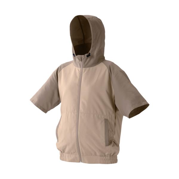 【仕様】●色：ベージュ●サイズ：LL●着丈(cm)：70●胸囲(cm)：128●袖丈(cm)：26●肩幅(cm)：53●裾回り(cm)：96●定格容量：6700ｍAh●充電時間：約5時間●風量：3段階●使用可能時間：約12時間（強）、約25...