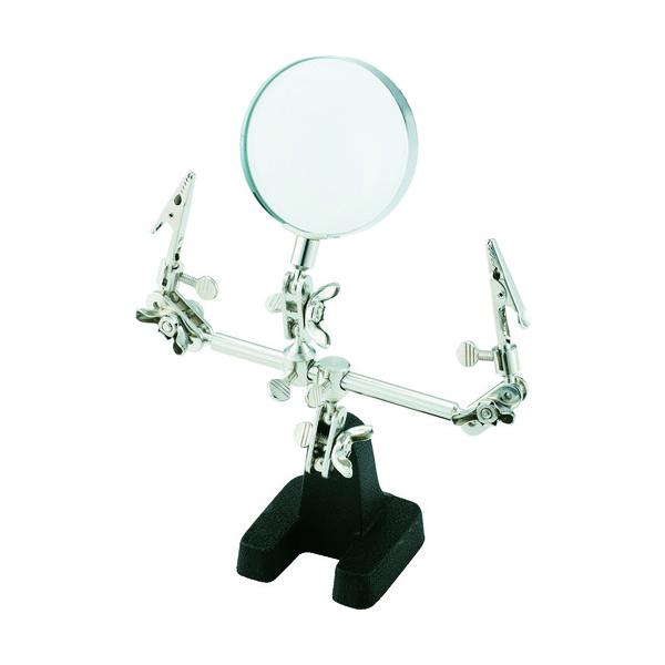 【仕様】●倍率(倍)：2.5●レンズ寸法(mm)：φ65●幅(mm)：57●奥行(mm)：55●全高(mm)：約200●ワークディスタンス：120〜200mm●レンズ：ガラス【メーカー】トラスコ　/　TRUSCO【型番】TL-CS65　/　...