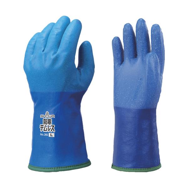 【仕様】●色：ブルー●サイズ：L●全長(cm)：27.5●手のひら周り(cm)：24.5●中指長さ(cm)：7.8●すべり止め：あり【型番】NO282R-L　/　NO282RL【商品コード】2534563※お問い合わせの際はこちらの商品コー...