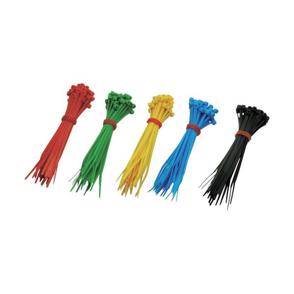 【仕様】●色：ブラック、レッド、イエロー、ブルー、グリーン●幅(mm)：2.5●厚さ(mm)：1.0●使用温度範囲(℃)：-40〜85●長さ(m)：100●入数：各40本●UL規格難燃グレード：UL94V-2●屋内用【型番】20050000...