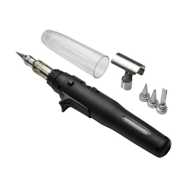 【仕様】●全長(mm)：185(キャップ含まず、ハンダゴテチップ装着時)●重量：68g（キャップ含まず、ハンダゴテチップ装着時）●着火方式：ワンタッチ圧電着火方式【型番】2005000005527【商品コード】2539480※お問い合わせの...