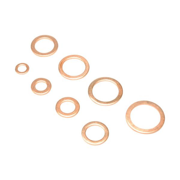 【仕様】●サイズ（内径×外径×厚さ）：φ6×φ10×T1mm、φ8×φ14×T1.5mm、φ10×φ16×T1.5mm、φ12×φ18×T1.5mm、φ14×φ20×T1.5mm、φ16×φ22×T1.5mm、φ18×φ24×T1.5mm、...