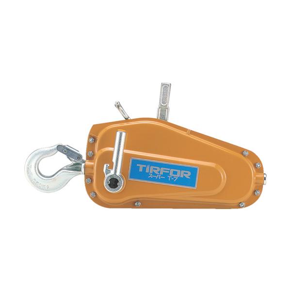 【仕様】●最大能力(t)：0.75●幅(mm)：499●奥行(mm)：106●高さ(mm)：270●専用ワイヤロープ径(最大径)(mm)：8.3●ワイヤロープ破断強度(kN)：44.1●レバー1往復で動くワイヤロープの長さ(mm)：60●専...