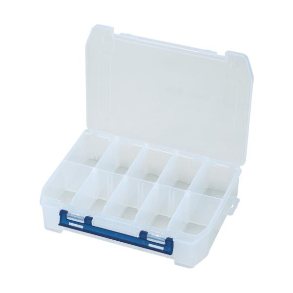 【仕様】●色：クリア●外形寸法(mm)間口：255●外形寸法(mm)奥行：190●外形寸法(mm)高さ：60●有効内寸(mm)間口：245●有効内寸(mm)奥行：166●有効内寸(mm)高さ：55●仕切板(枚)：8●タイプ：可動仕切●コマ数...