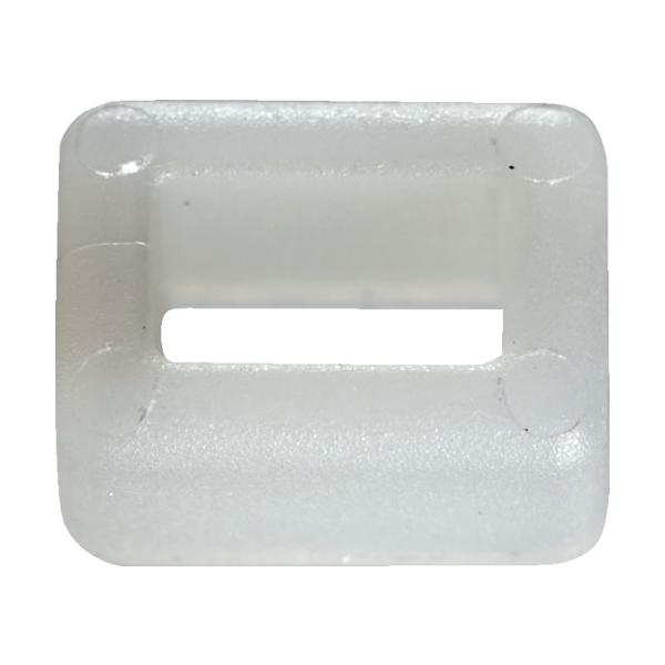 【仕様】●色：ナチュラル●縦(mm)：6.5●横(mm)：8.4●高さ(mm)：5.3●穴寸法(mm)：2.8x4.9●使用結束バンド最大径(mm)：4.9●UL94-V2●屋内用●使用温度範囲:-40〜85℃【型番】TRP-3051-10...