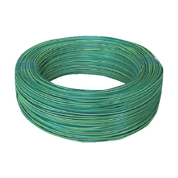 【仕様】●芯数：1●サイズ(SQ)：1.25●仕上がり外径(mm)：3.1●色：緑/黄●長さ(m)：200●定格電圧(V)：600●全長(m)：200●電線サイズ(［［ＭＭ２］］)：1.25●JIS C 3316規格品●PSE規格品●構成：...