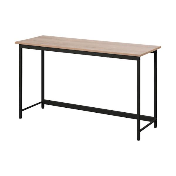 【仕様】●間口(mm)：1200●奥行(mm)：400●高さ(mm)：700●天板色：ライトナチュラル●最大積載量(kg/台)：50●天板材質：合成樹脂化粧パーティクルボード（メラミン樹脂）●脚部色：ブラック●組み立て式●アジャスター付き●...