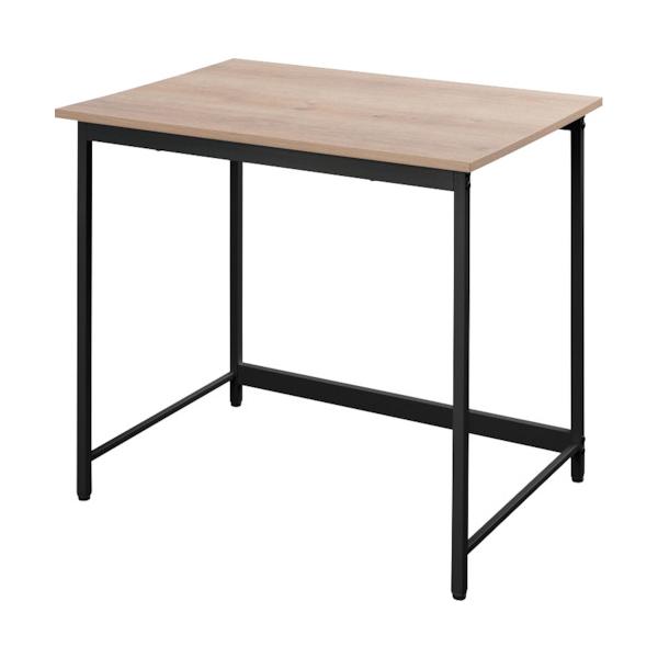 【仕様】●間口(mm)：800●奥行(mm)：600●高さ(mm)：700●天板色：ライトナチュラル●タイプ：コンパクトタイプ●最大積載量(kg/台)：50●脚部色：ブラック●組み立て式●アジャスター付き●耐荷重：天板50kg【型番】BDK...