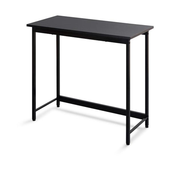 【仕様】●間口(mm)：800●奥行(mm)：400●高さ(mm)：700●天板色：ブラック●最大積載量(kg/台)：50●天板材質：合成樹脂化粧パーティクルボード（メラミン樹脂）●脚部色：ブラック●組み立て式●アジャスター付き●耐荷重：天...