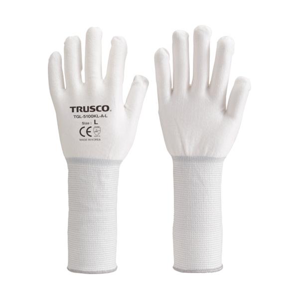 【仕様】●色：ホワイト●サイズ：L●全長(cm)：32.0●手のひら周り(cm)：19.0●中指長さ(cm)：8.0●厚さ(mm)：1●EN388 2016規格：4241B●耐切創レベル：2B●13ゲージ編●耐摩耗性：4、耐切創性（回転刃試...