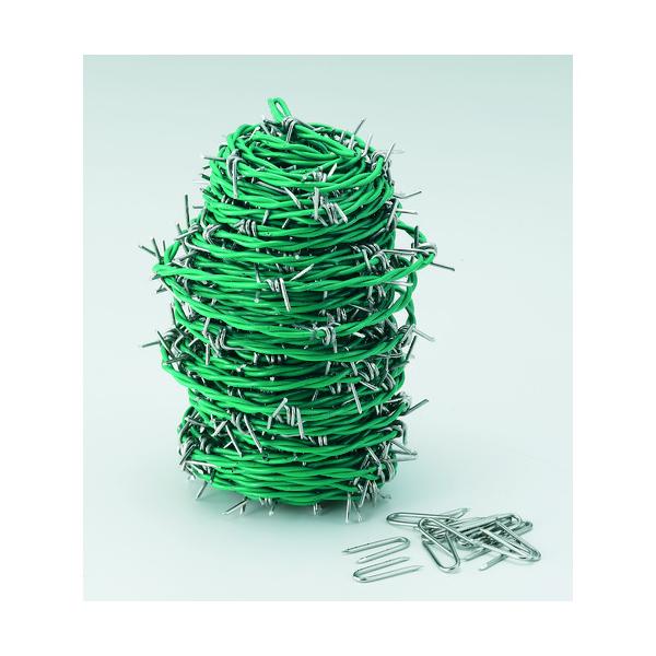 【仕様】●番手(#)：14●線径(mm)：2●長さ(m)：20●又釘本数(本)：15●又釘付●ビニール被覆●ユニクロメッキ又釘付●針ピッチ：75mm【メーカー】トラスコ　/　TRUSCO【型番】TUW-20-20G　/　TUW2020G【商...