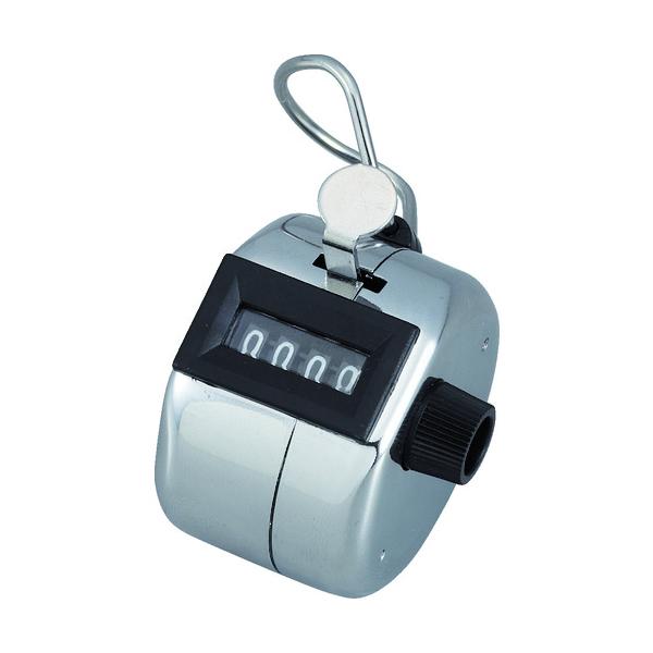 【仕様】●計数範囲：9999●縦(mm)：60●横(mm)：42●厚さ(mm)：46●リセット方式：つまみ式●本体材質：スチール(SPCC-SB)●タイプ：手持ち型●リセット方式：つまみ式【型番】TC-4H　/　TC4H【商品コード】285...