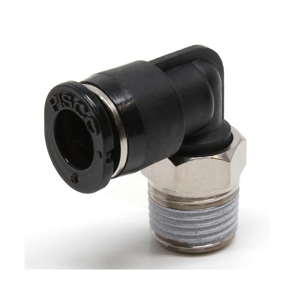 【仕様】●適合チューブ外径D(mm)：6●接続口径：R1/8●六角対辺(mm)：10●最高使用圧力(MPa)：1●使用流体：空気、水(条件あり)●使用温度範囲(℃)：0〜60(凍結なきこと)●使用温度範囲：0〜60℃(凍結なきこと)●最高使...