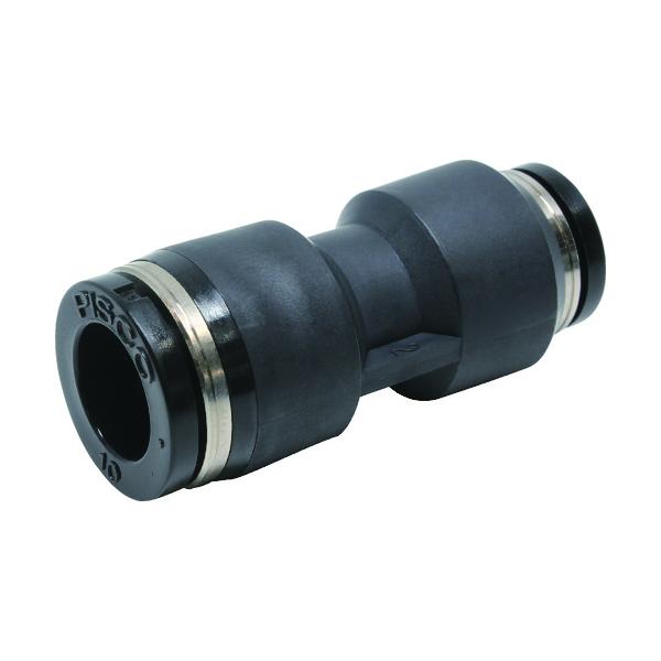 【仕様】●最高使用圧力(MPa)：1●使用流体：空気、水(条件あり)●適合チューブ外径D1(mm)：10●適合チューブ外径D2(mm)：8●使用真空圧力(kPa)：-100●使用温度範囲：0〜60℃(凍結なきこと)●最高使用圧力：1MPa●...