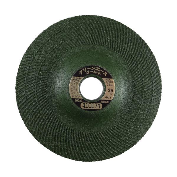 【仕様】●粒度(#)：36●外径(mm)：100●厚さ(mm)：3●穴径(mm)：15●最高使用回転数(rpm)：13750●最高使用周速度：72m/s(4300m/min)【型番】GA1003-36　/　GA100336【商品コード】29...