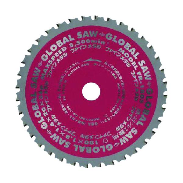 【仕様】●外径(mm)：355●刃厚(mm)：2.4●穴径(mm)：25.4●刃数：64●最高使用回転数(rpm)：2300●切断能力(mm)鉄鋼：10.0●切断能力(mm)ステンレス：6.0●本体厚(mm)：2●刃数(枚)：64●適合機種...