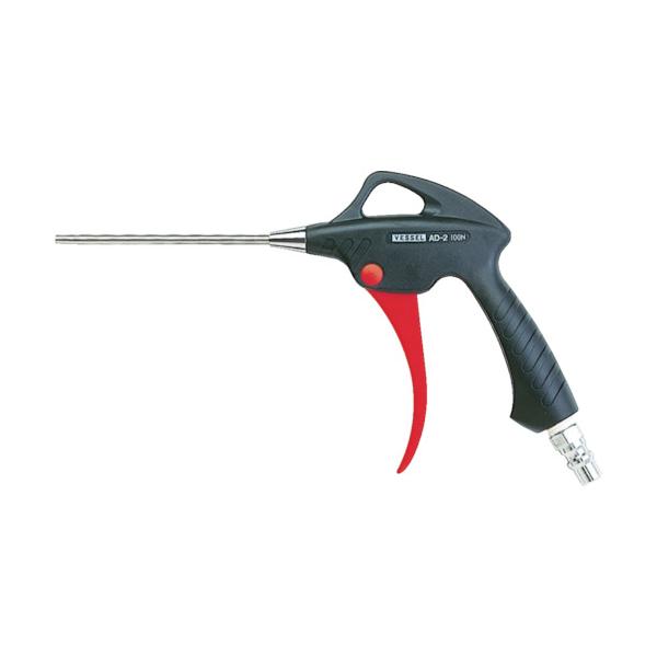 【仕様】●ノズル長(mm)：100●ノズル口径(mm)：2.1●ノズル取付口：ノズル交換不可●エア取付口：Rc1/4●全長(mm)：252●色：黒・赤●使用流体：圧縮空気●最高使用圧力：0.97MPa●使用温度範囲：0〜60℃【メーカー】ベ...