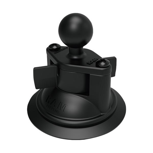 【仕様】●幅(mm)：85●奥行(mm)：85●高さ(mm)：87●色：ブラック●ボールサイズ：1インチ●直径82.55mmのサクションカップ(吸盤)ベース●独自のツイストロック機構を採用●ガラスや硬質プラスチック、金属など、ざらつきのない...