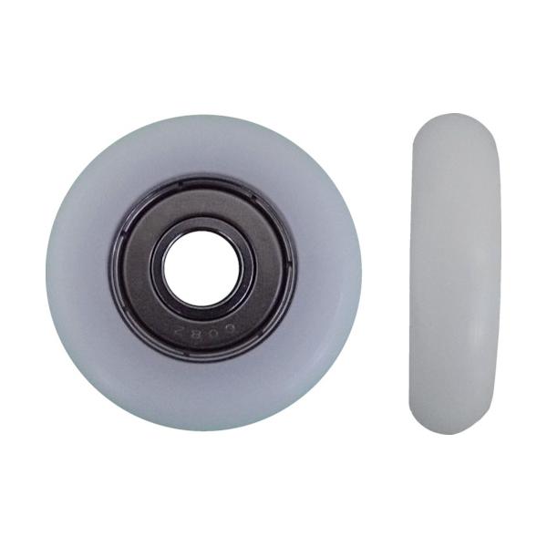 【仕様】●内径(mm)：8●外径(mm)：30●幅(mm)：9●ベアリング：608ZZ●目安荷重(N)：200●寸法(mm)R：5●ベアリング精度等級：JIS B 1514 0級●使用温度範囲：-20〜80℃●樹脂成形ベアリング(JISベア...