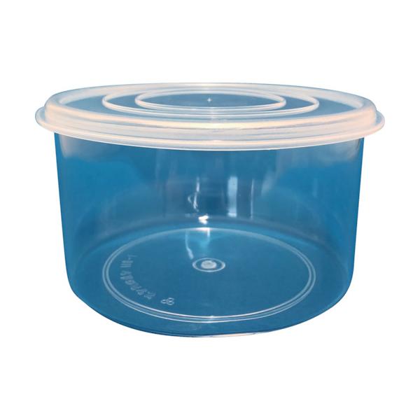 【仕様】●色：透明(本体）、乳白色(フタ）●奥行(mm)：113Ф●高さ(mm)：67●容量(ml)：550●外形寸法(mm)径×高さ：113×67●耐熱温度(本体)：８０℃、(フタ）：６０℃●「RoHS」「SDS」対応品●積み重ね可能【型...