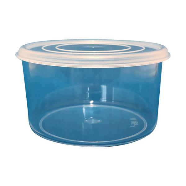 【仕様】●色：透明(本体）、乳白色(フタ）●奥行(mm)：99Ф●高さ(mm)：57●容量(ml)：380●外形寸法(mm)径×高さ：99×57●耐熱温度(本体)：８０℃、(フタ）：６０℃●「RoHS」「SDS」対応品●積み重ね可能【型番】...